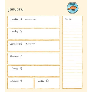 Liz Climo 2021 Engagement Calendar: (Weekly Calendar of Animal Comic Strips, Funny Animal Cartoon Planner Calendar)