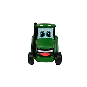 John Deere Johnny Push N Roll Toy Tractor, Ages 18 Months and Up, unisex-children