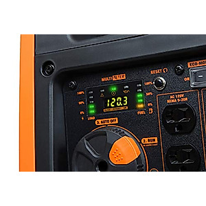 WEN 56380i Super Quiet 3800-Watt RV-Ready Portable Inverter Generator with Fuel Shut-Off and Electric Start