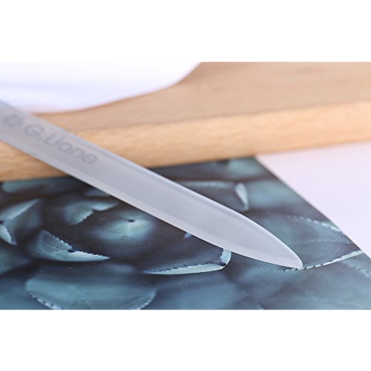 Glass Nail File With Austria Crystals – G.Liane Professional Crystal Fingernail Files In Aluminum Case Perfect Manicure Set For Women Men Kids Nail Care Gift Set (Pink Crystals)