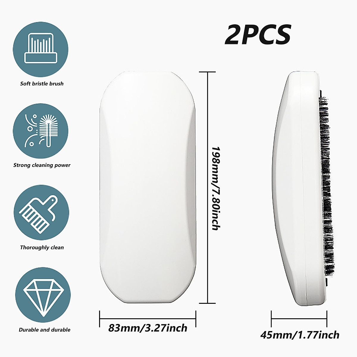 Carpet Brush,Hand Held Carpet Cleaner, Crumb Sweeper 2Pcs Handheld Rolling Ergonomic PP Bristle Nut Crumb Brush ABS Cleaning Crumber for Table Bed Sofa Carpet