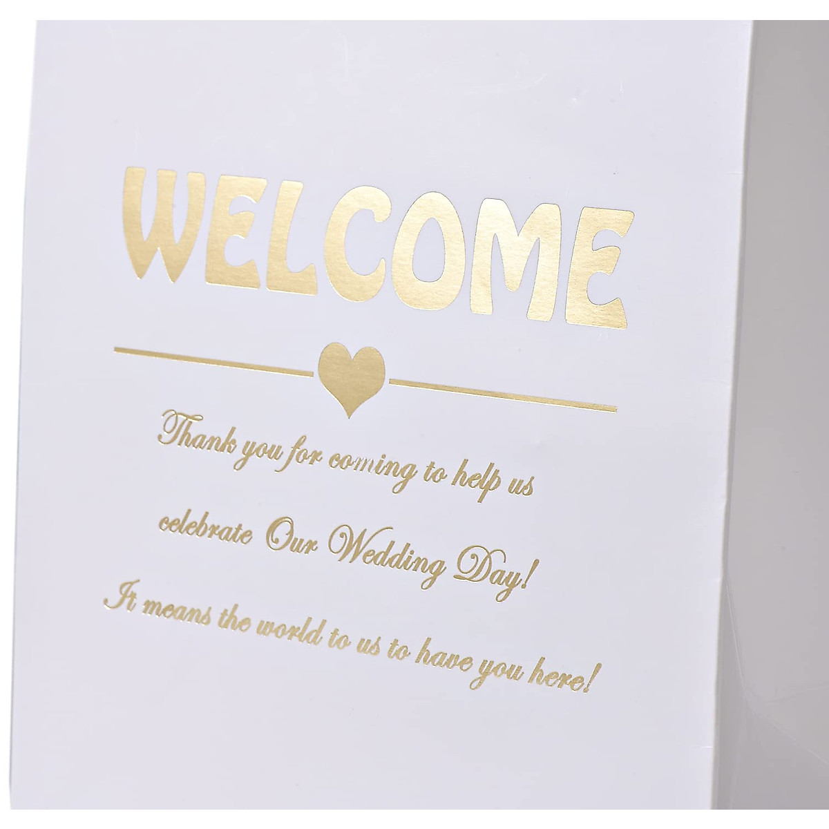 Oliyoupak Wedding Welcome Gift Bags for Hotel Guests Bulk, Hotel Welcome Bags for Wedding Favors, 24 Pieces