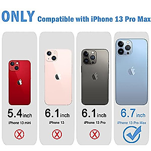 JJGoo Compatible with iPhone 13 Pro Max Case Clear, Transparent Soft Shockproof Protective Slim Thin Bumper Cover Phone Case for iPhone 13 Pro Max- 6.7 inch