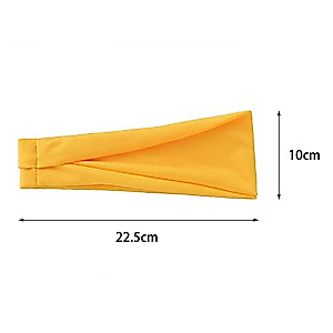 Men's and Women's Same European and American Plain Sports Headband Yoga Headband Running Headband The Light up Headband