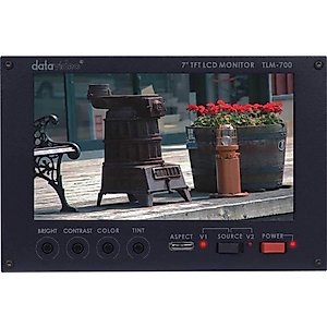 Datavideo TLM-700 7" 16:9 Widescreen TFT Monitor, NTSC/PAL Auto-Switching