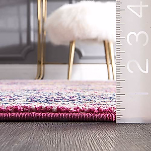 NuLOOM Verona Vintage Persian Area Rug, 4' x 6', Pink