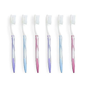 Colgate Wave Sensitive Toothbrush, Compact Head, Ultra Soft - Pack of 6