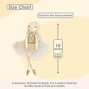 MON AMI Vanilla Scented Designer Soft Plush Doll - 10”, Fun Adorable Stuffed Toy for Kids of All Ages, Use as Toy or Room Décor, for Baby Shower