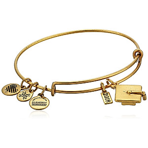 Alex and Ani Graduation Cap 2018, EWB, Rafaelian Gold, Expandable