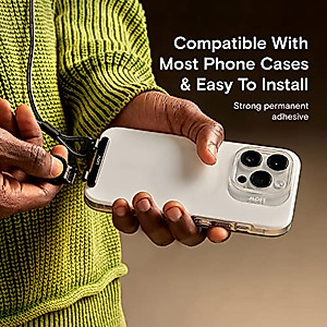 MOFT Phone Lanyard, Universal Adjustable Detachable Crossbody Long Lanyard with Phone Patch, Compatible with Most Smartphones, Bare Phone, Length up to 150cm, Navy Blue