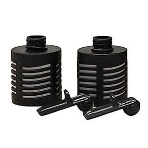 Bottle Filters and Spouts 13503 - Filtration System Replacements for Sports Water Bottle - Safe Drinking Water - Home or Outdoor Activities - 2 Pairs