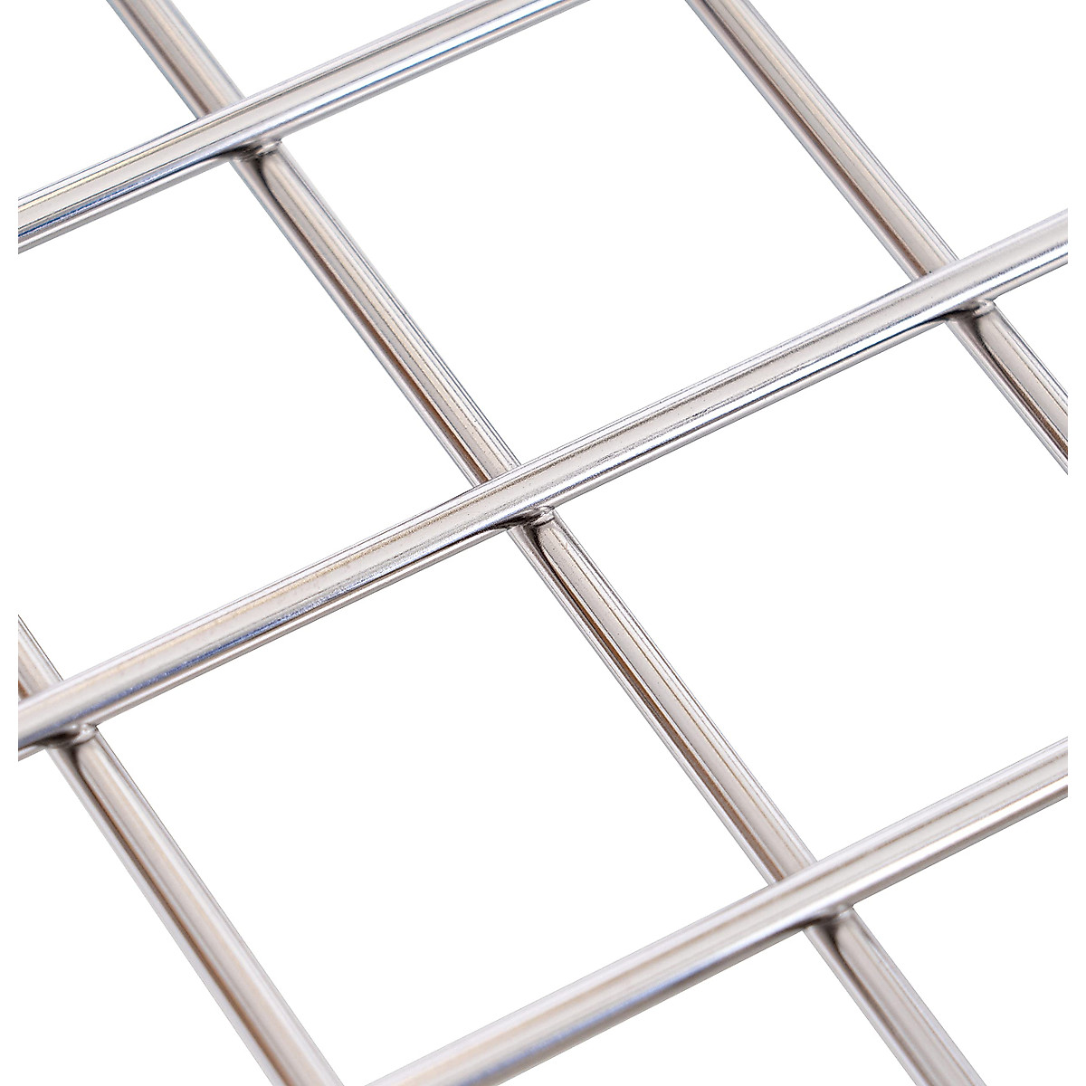 R&B Wire™ 96B Light Duty Rolling Wire Laundry Cart, 2.5 Bushel, Chrome, Made in USA