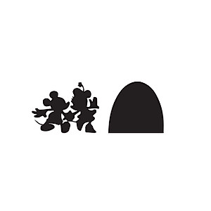 Smart Mouse Decals Mouse Hole Decal Mouse Hole Wall Decals Mouse Hole Wall Sticker Mickey Mouse Decals Disney Decals for Wall [9.5" x 4.5"] inches