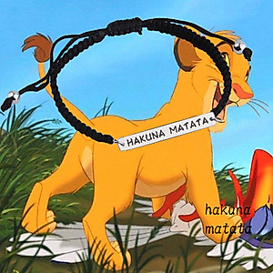 KUIYAI No Worries Macrame Bracelet Inspired Gift (Macrame bracelet)