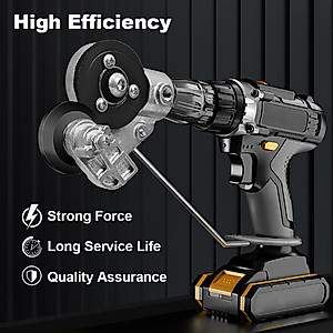 New electric drill metal cutter, sheet metal cutting drill attachment, sheet metal cutter, sheet metal cutter, for cutting iron plate, color steel tile, aluminum plate, copper plate and so on.