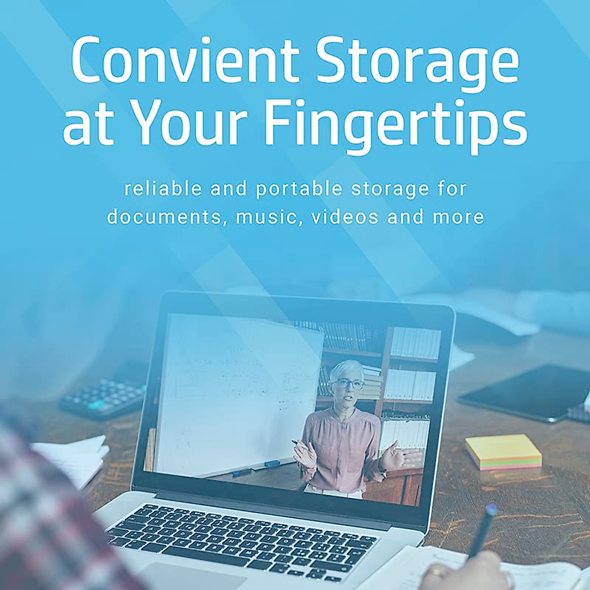 HP 16GB v150w USB 2.0 Flash Drive 10-Pack, Blue