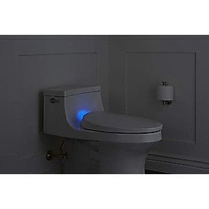 KOHLER 10349-0 PureWarmth Heated Quiet-Close Elongated Toilet Seat, Soft Close Toilet Seat for Standard Toilets, Slow Close, White