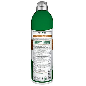 Vet's Best Flea and Tick Home Spray - Dog Flea and Tick Treatment for Home - Plant-Based Formula - Certified Natural Oils - 14 oz
