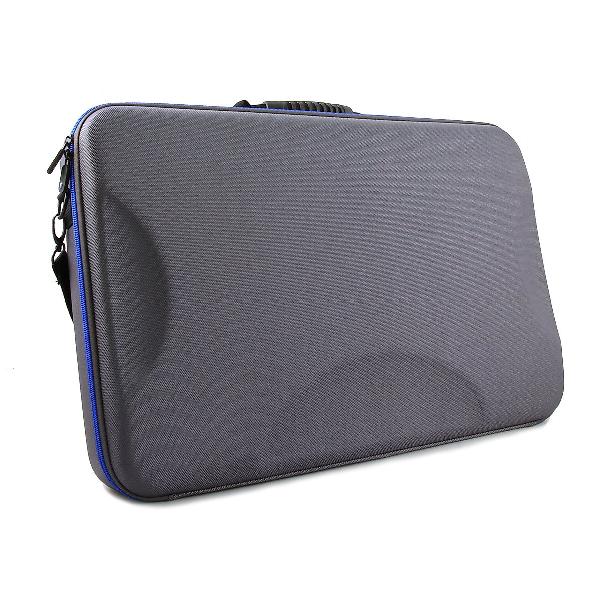 CASEMATIX Travel Case Compatible with Numark Mixstream Pro Plus, Mixstream Pro Go Standalone DJ Controller, Numark NV2 Serato Mixers and More - Includes Carrying Case Only with Shoulder Strap