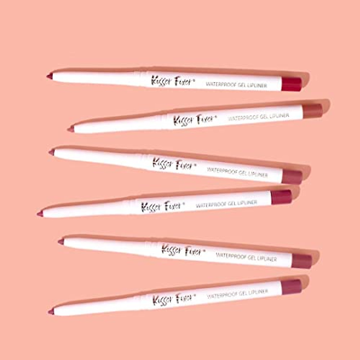 Belle Beauty by Kim Gravel Waterproof Gel Lip Liner - Cruelty Free Waterproof Lip Liner Pencil - Anti Feathering Moisturizing Formula (Brown Nude)