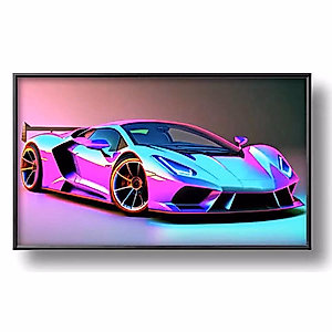 NIHO-JIUMA Diamond Painting Kits Sports Car, 5D DIY Full Drill Diamonds Art Gift for Adult, Home Decor (30x40cm/12x16 Inches)