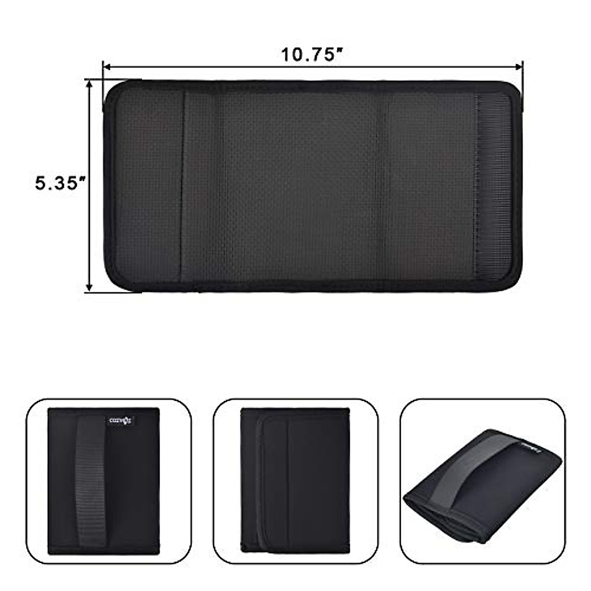 CM Reusable Slim Can Tall Can Cooler Sleeve Anti-Slip Neoprene Beer Can Bottle Insulator Cover Soda Sleeve with Handle for Camping Picnic Party Beverage Drink Cover, 3 Pcs