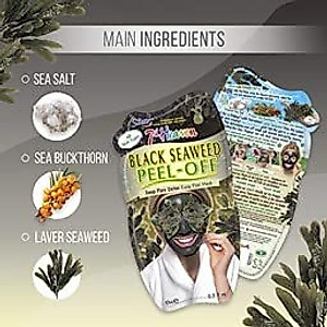 Montagne Jeunesse Black Seaweed Peel Off Masque, 0.3 Fl Oz, 12 Count