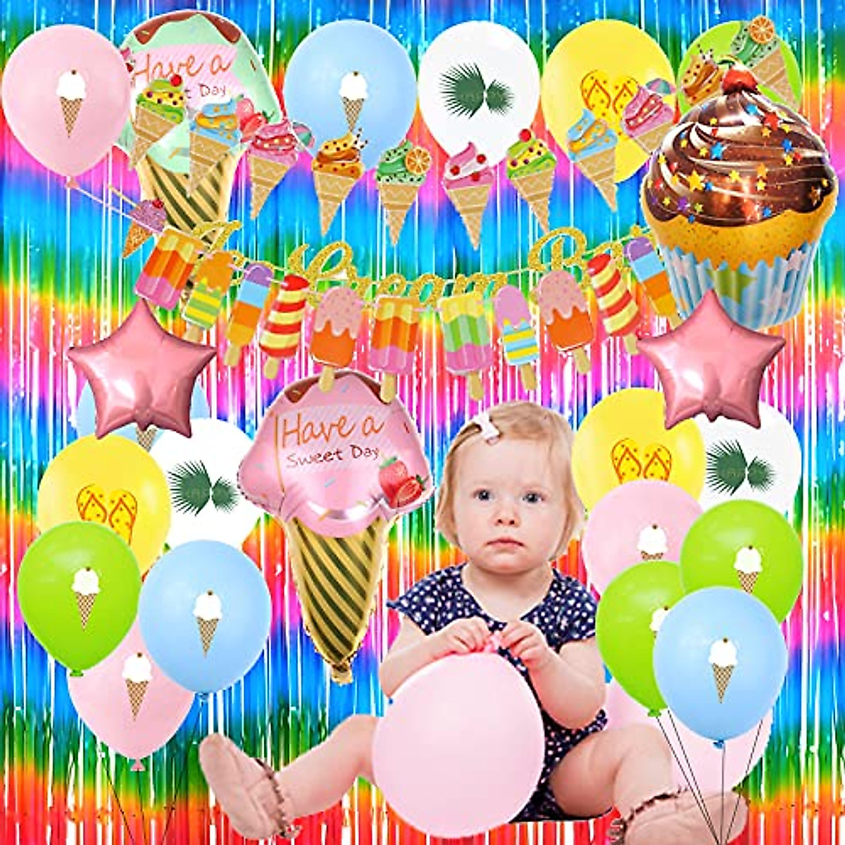 3 Pack 3.2ft x 8.2ft Rainbow Metallic Tinsel Curtains Mexican Fiesta Party Photo Backdrop Foil Fringe Curtains Photo Booth Props for Unicorn Birthday Party,Tie Dye Bridal Shower Party Decorations