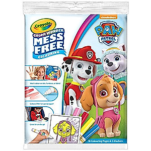 Crayola Paw Patrol Color Wonder Coloring Pad & Markers, Mess Free, Ages 3,4,5