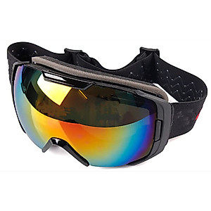 HayWHNKN Double Layer Ski Goggles UV Protection Mountaineering Snow Goggles for Men and Women