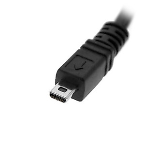 Wetco Black USB 2.0 A to 8-Pin Mini B Cable w/Ferrite - 1M / 3ft for Digital Camera MP3 of Nikon/Fuji/Sony/Olympus/Panasonic