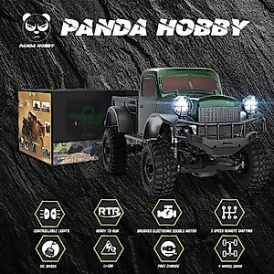 PANDA HOBBY Sport Tetra K1 1/18 RTR Scale 4x4 Rock Crawler 4wd Off-Road Vehicle (Green)