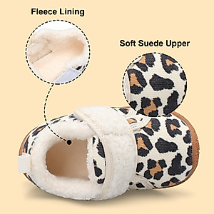 Centipede Demon Toddler Slippers for Boys Girls Fuzzy Unisex Toddlers House Shoes Warm Indoor Home Shoes Cozy Winter Slipper Sneakers Wool Rubber Sole Outdoor Walking Shoes 6.5-7 Toddler