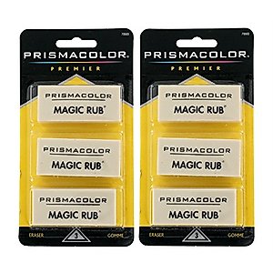 Sanford Prismacolor Magic Rub Eraser (SAN70503),2 Pack