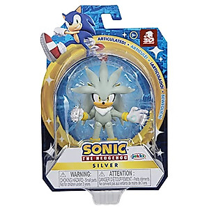 Sonic The Hedgehog 2.5-Inch Action Figure Modern Silver Collectible Toy