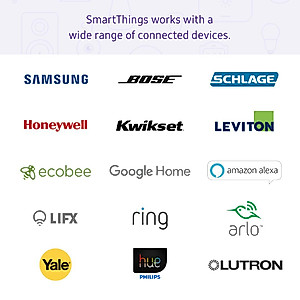 Samsung SmartThings Wifi Mesh Router Range Extender SmartThings Hub Functionality Whole-Home WiFi Coverage - Zigbee, Z-Wave, Cloud to Cloud Protocols - White (3 Pack) - ET-WV525KWEGUS (Renewed)