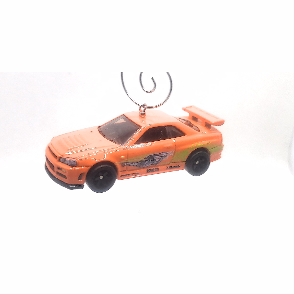 Christmas Ornament Xmas for Nissan Skyline GT-R (BNR34) with Design Orange