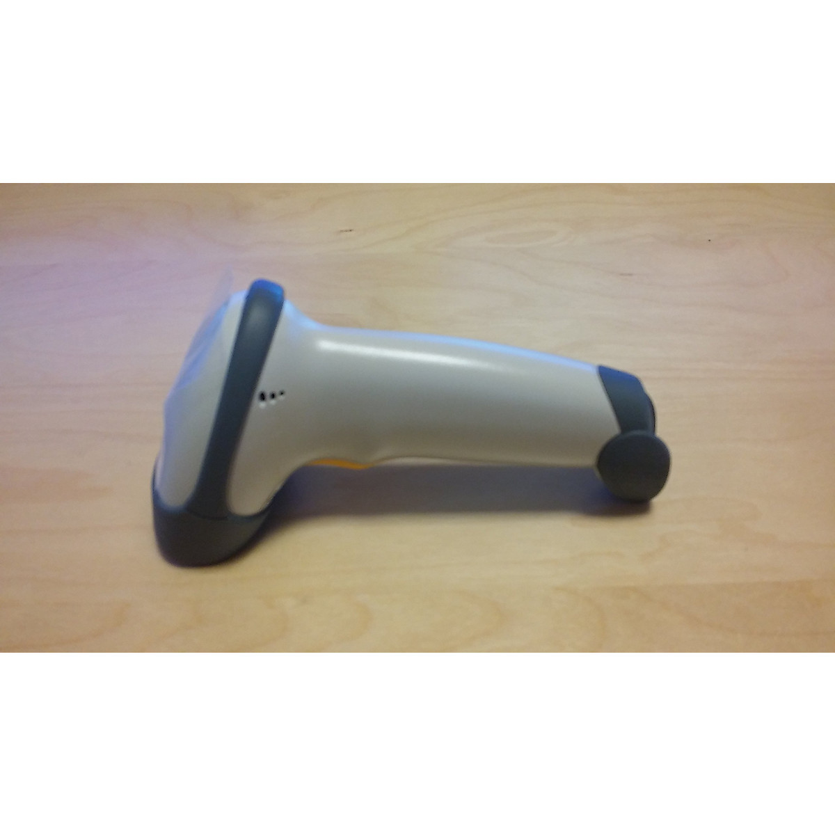 Zebra/Motorola Symbol LS2208 Handheld Barcode Scanner, Includes Stand and USB Cord (White)