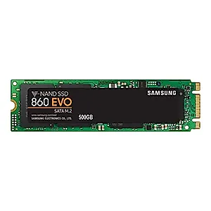 Samsung SSD 860 EVO 500GB M.2 SATA Internal SSD (MZ-N6E500BW)