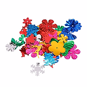 VILLCASE 50 table scatter christmas star confetti glitter christmas confetti sprinkles christmas party mermaid confetti house accessories for home DIY sequins wedding Jewelry buckle