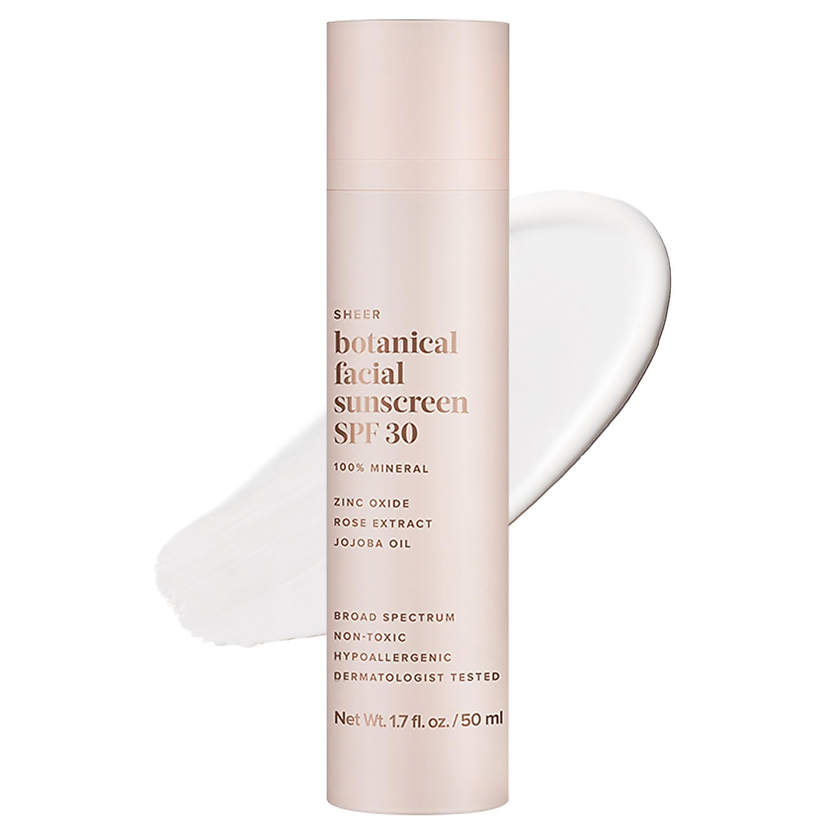 Evereden Sheer Botanical Face Sunscreen SPF 30 1.7 fl oz. | 100% Non-Nano Mineral Sunscreen Face Formula with Zinc Oxide | Soothing & Nourishing | Clean & Non-Comedogenic | FSA Eligible