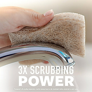 Scotch-Brite Greener Clean Non-Scratch Scrub Sponges, For Washing Dishes and Cleaning Kitchen, 6 Scrub Sponges