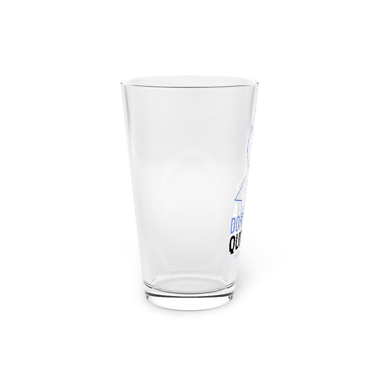 Beer Glass Pint 16oz Novelty Don't Live A Quitter Like My Pancreas Fighters Fan Humorous Exocrine 16oz