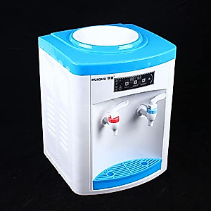 Top Loading Water Cooler Dispenser - Tri Temp Dispense, 5 Gal Countertop Electric Hot&Cold Water Dispenser 5-18L 550W 110V