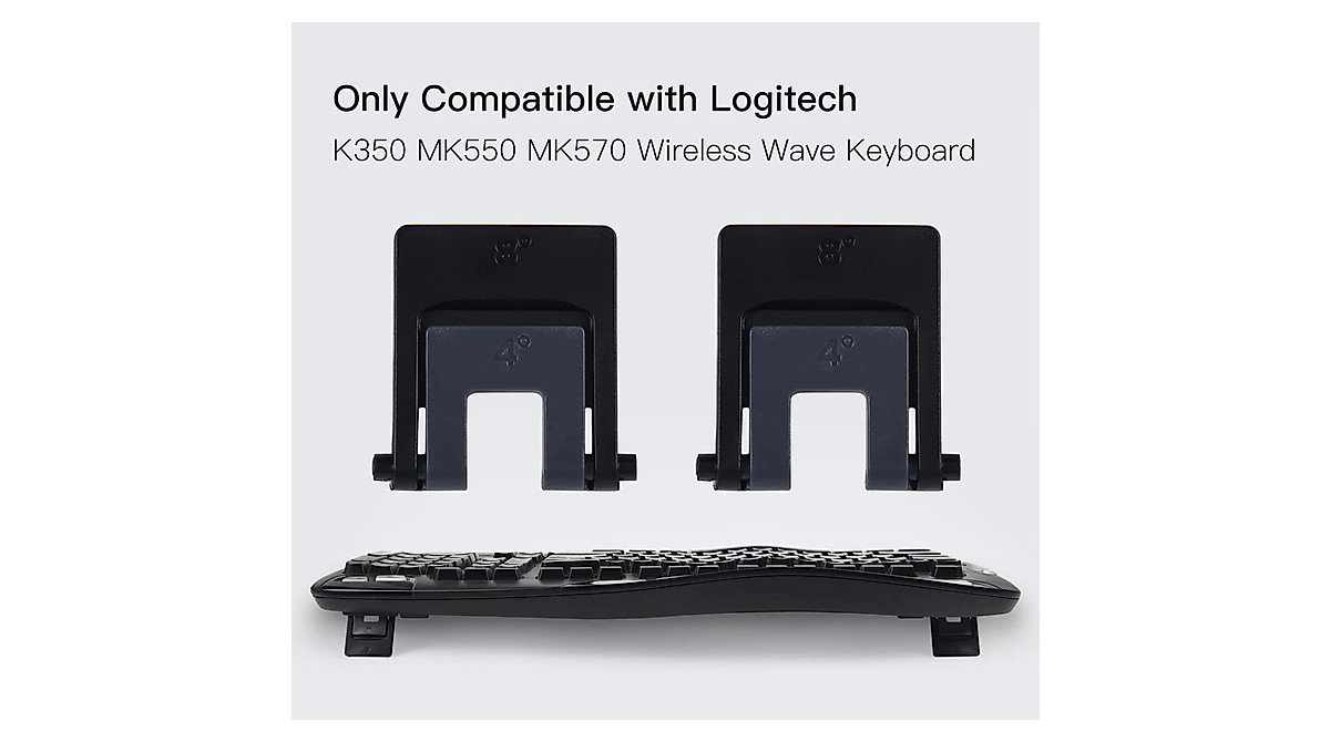 Keyboard Stand Feet Replacement for Logitech K350 MK550