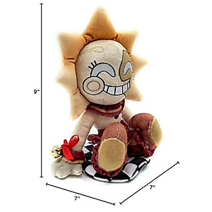 Youtooz FNAF Sun Plush Shoulder Rider 6" inch, Collectible Soft Magnetic Sun Shoulder Rider Plushie from Five Night's at Freddys By Youtooz FNAF Plush Collection