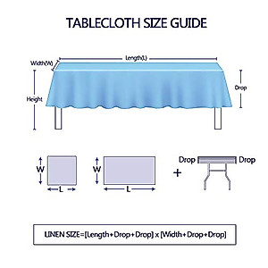 Lahome Elegant Damask Jacquard Tablecloth - Polyester Fabric Spillproof Water Resistant Washable Table Cover for Kitchen Dining Room Wedding Party Home Decor (Beige, Rectangle - 60" x 120")