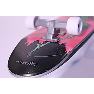HANDBROS Handboard Skateboard 27cm 10.5 inch Tech Large Finger Board W/Grip 'SKRELETON'