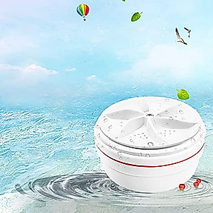 Portable Mini Washing Machine, USB Mini Dishwashers,Turbo Washing Machine,Water-saving Ultrasoni-c cleaning Washing Machine, Suitable for Travel Business Trip or College Rooms