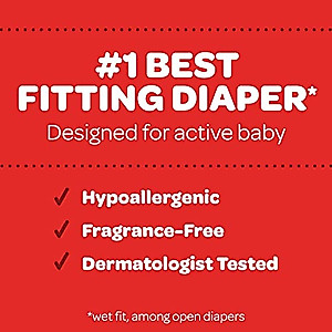 Baby Diapers Size 3, 76 Ct, Huggies Little Movers